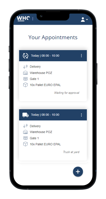 Dock Scheduling Software - Free demo - Loadings, unloadings, warehouse